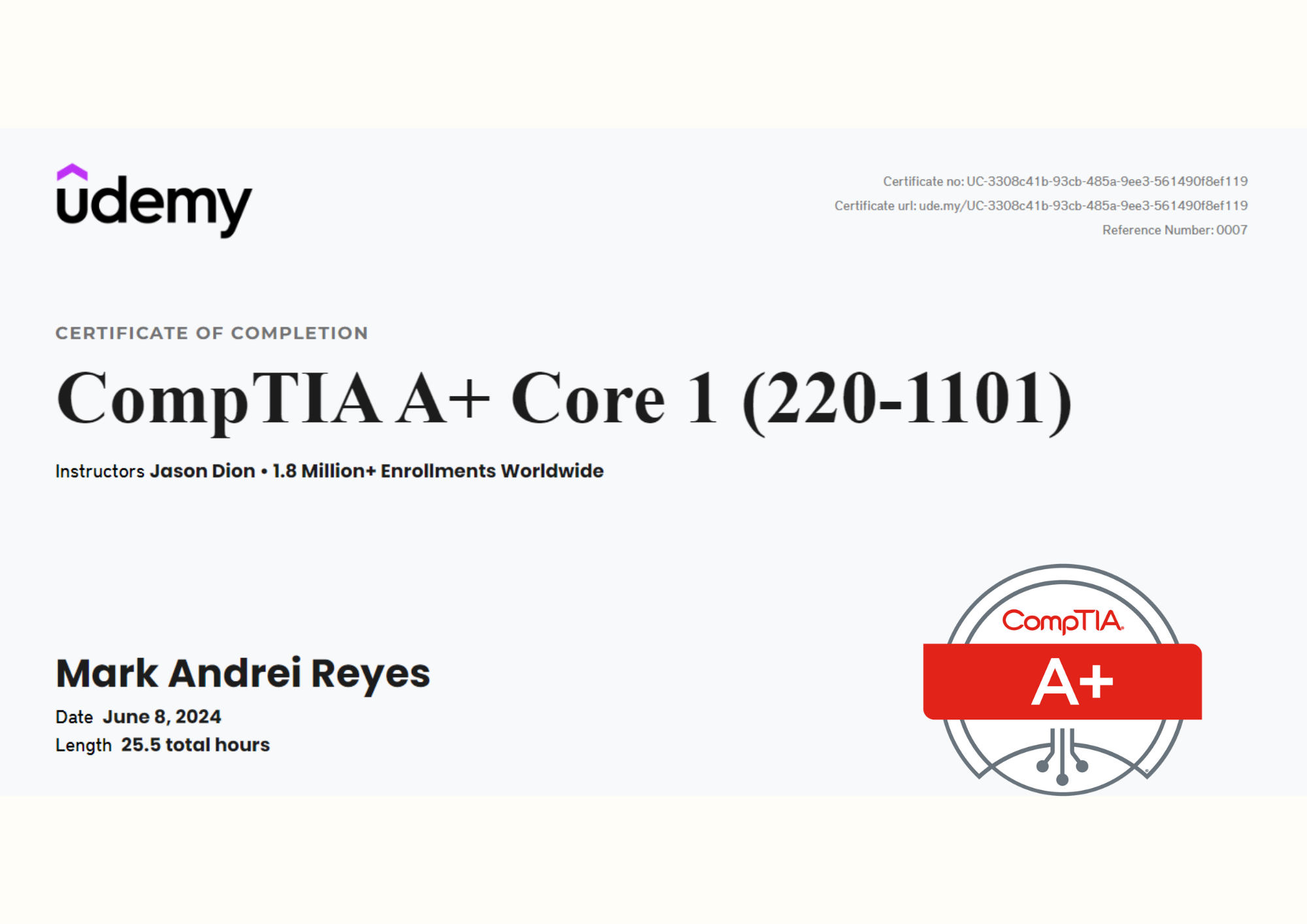 Portfolio - Mark Andrei Reyes