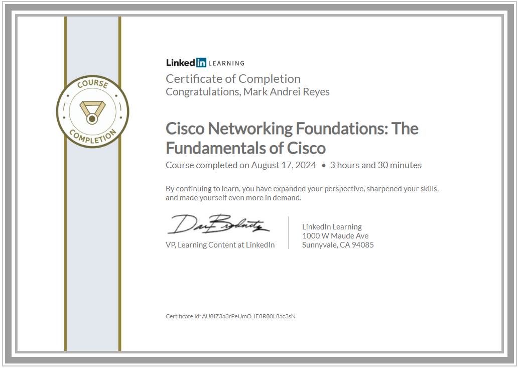 Portfolio - Mark Andrei Reyes